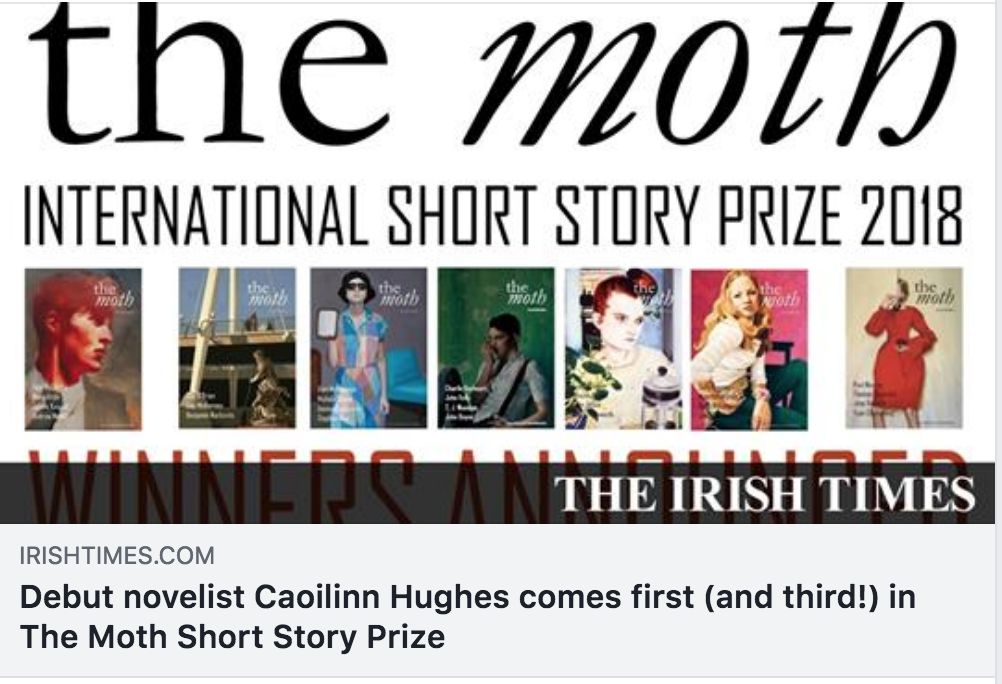 The Moth International Short Story Prize 2018: Caoilinn Hughes (1st and ...