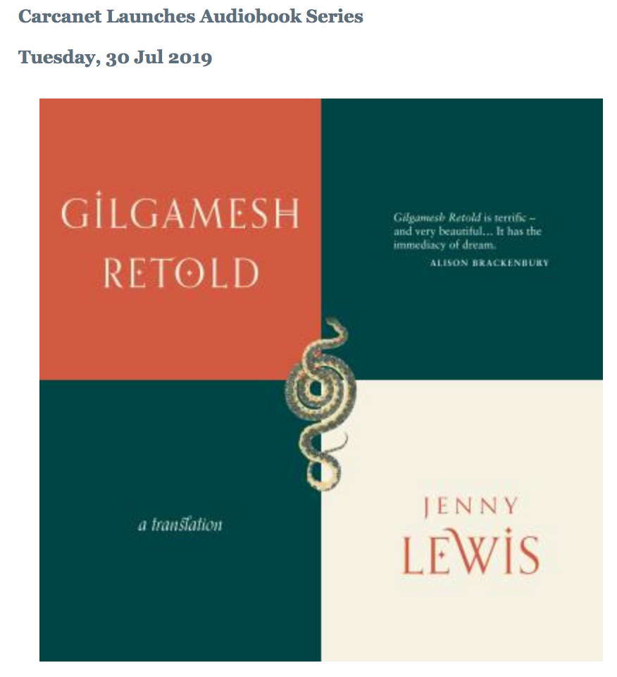 Poetry Shelf noticeboard: Carcanet Press launches audio book series ...