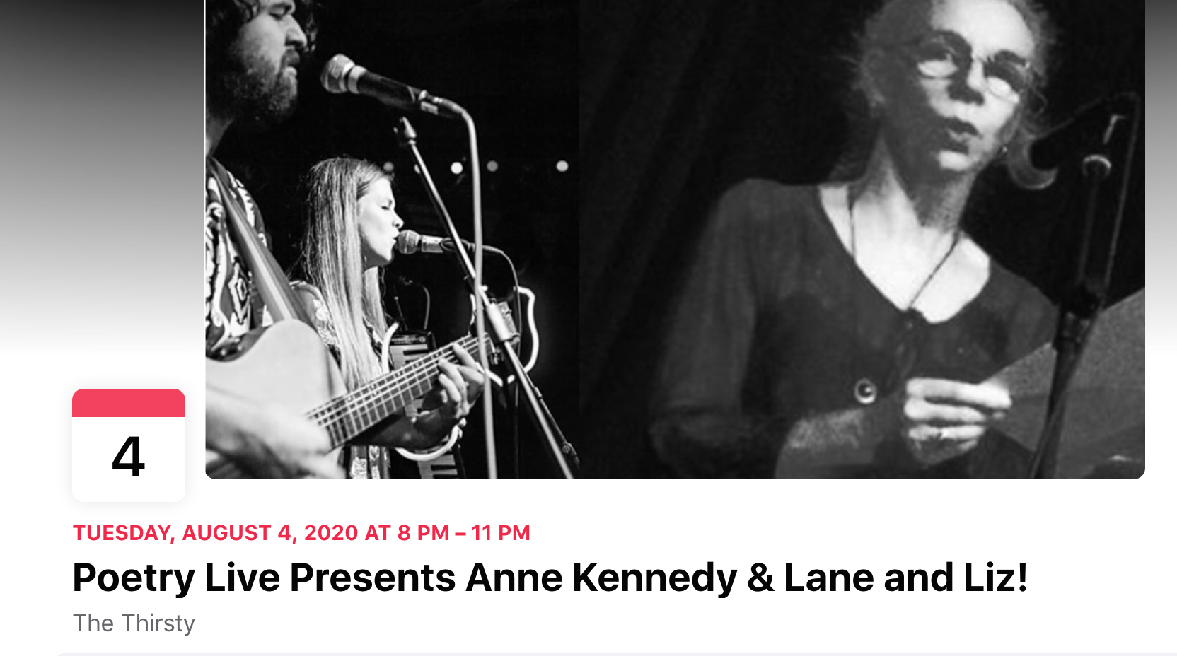 Poetry Shelf noticeboard: Poetry Live presents Anne Kennedy | NZ Poetry ...